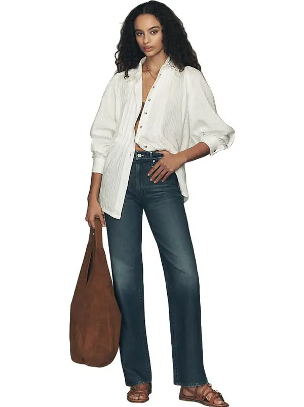 MOTHER High-rise Straight-leg Jeans - Which Is Witch