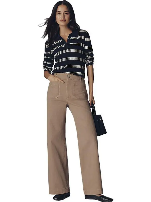 Maeve The Colette Full-length Plaid Pants - Incense