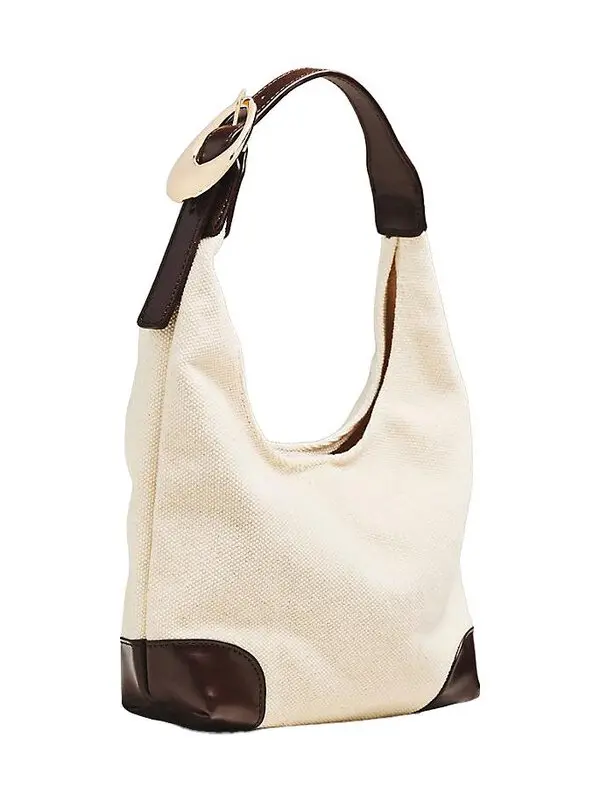 Anthropologie Love Knot Slouchy Shoulder Bag - Neutral
