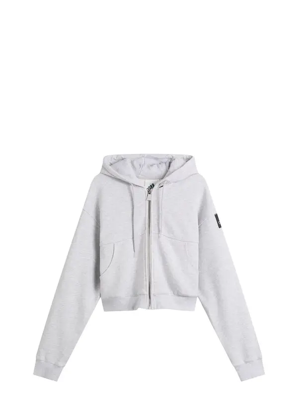 Adidas Eqt Cropped Hoodie - Solid Grey