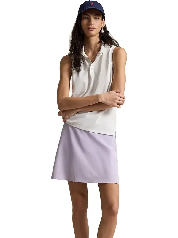Ralph Lauren Snapped-side Hem Performance Skort - Lovely Lilac Multi