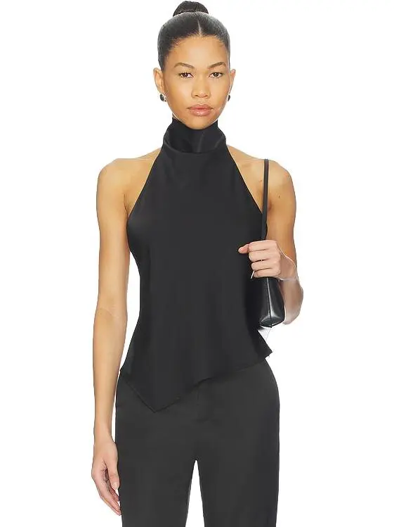 ALL THE WAYS Wendy Mockneck Top - Black