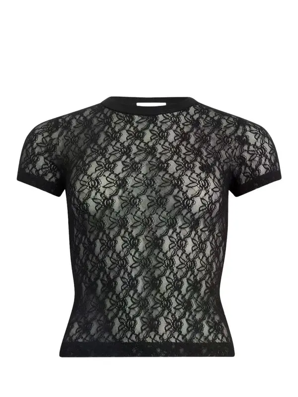 Patou Lace T-shirt - Black