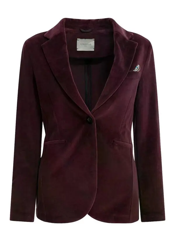 CIRCOLO 1901 Single-breasted Jacket - Purple