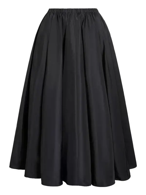 PATOU Elasticated-waist Midi Skirt - Blue