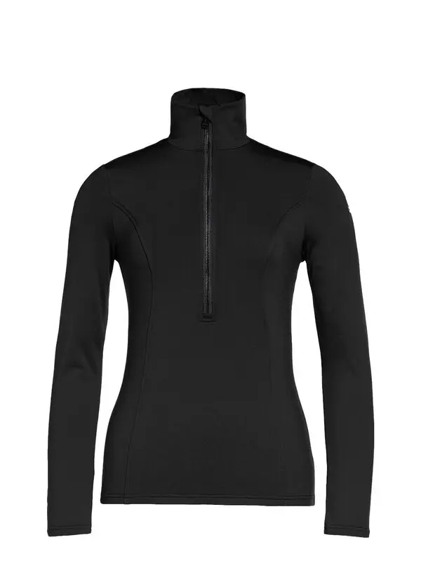 Goldbergh Serena Zip-up Stretch-jersey Top - Black