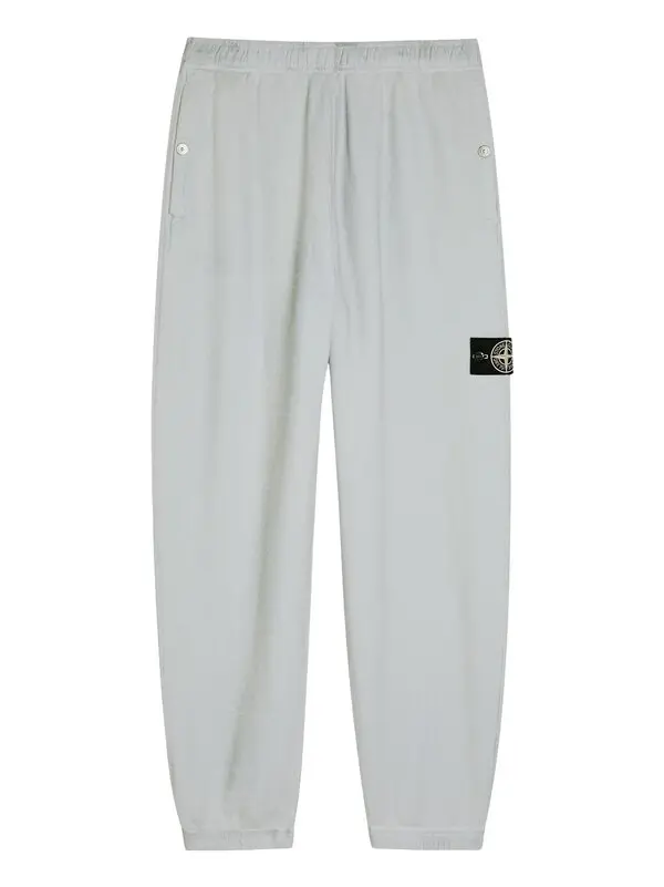 Stone Island Reflective Cotton Sweatpants - Blue