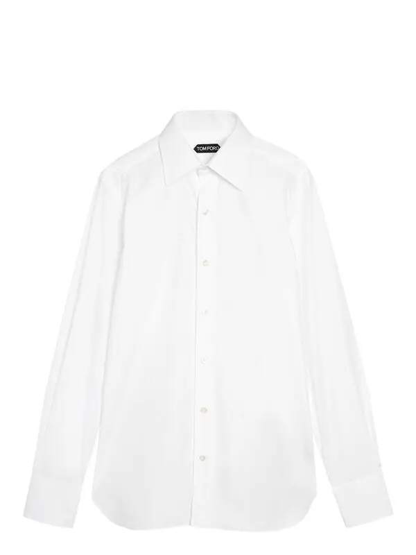 TOM FORD Slim-fit Cotton Shirt - White