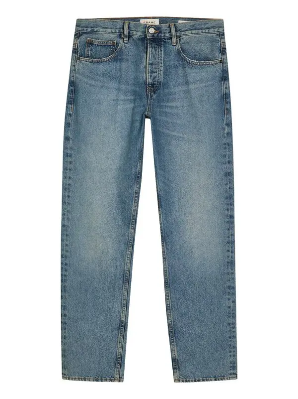 FRAME The Straight-leg Jeans - Light Blue