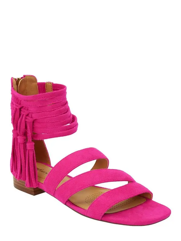 COMFORTVIEW Eleni Gladiator Sandals - Vivid Pink