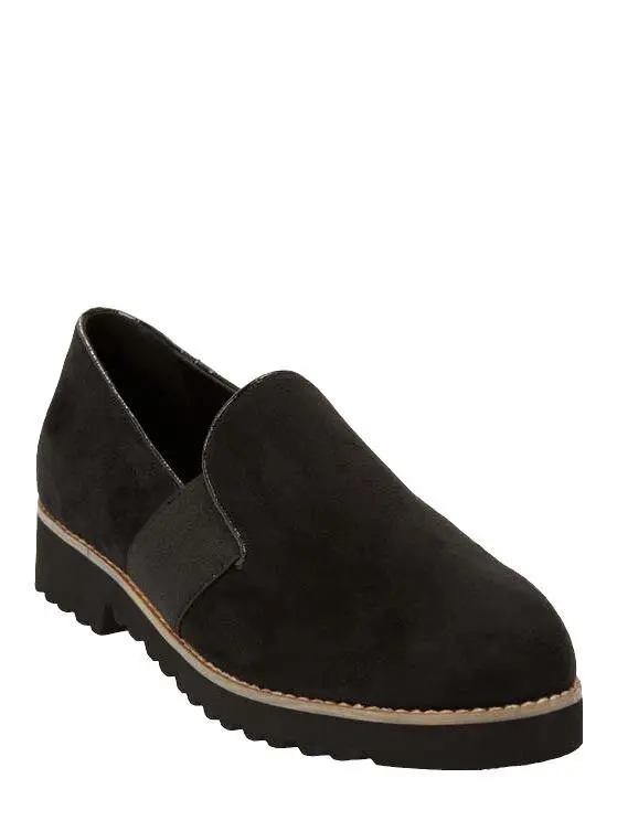 COMFORTVIEW The Taren Slip On Flat - Black