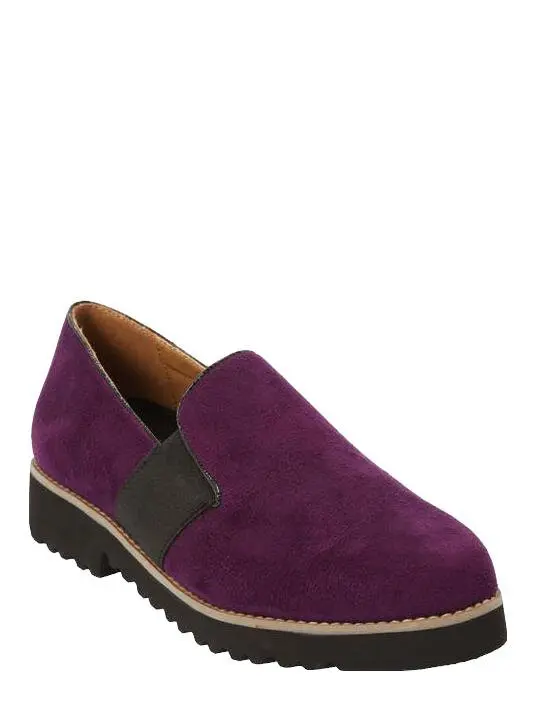 COMFORTVIEW The Taren Slip-on Flat - Dark Berry