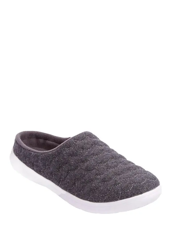 COMFORTVIEW Collins Quilted Slip-on Sneakers - Grey