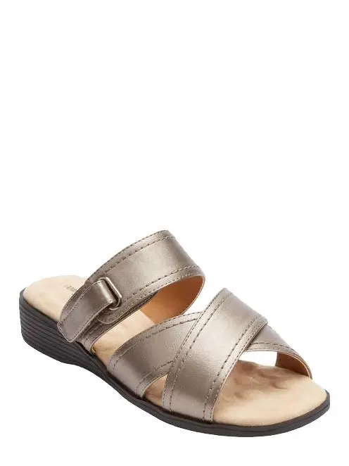 COMFORTVIEW Pandora Sandal - Gunmetal