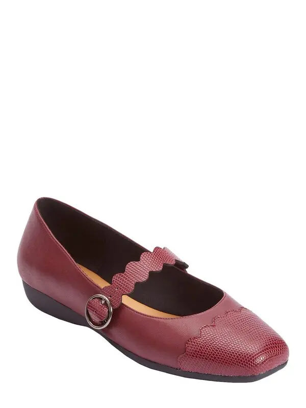 COMFORTVIEW The Louella Flat - Burgundy