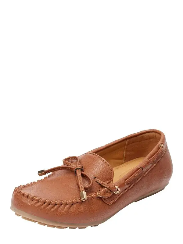 COMFORTVIEW The Ridley Slip-on Flat - Cognac