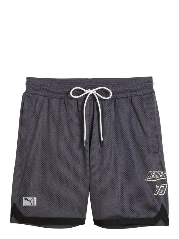 PUMA X Represent Mesh Basketball Shorts - Galactic Gray
