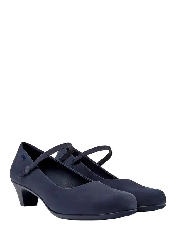 Camper Helena Bajo Mary Jane Pumps - Navy