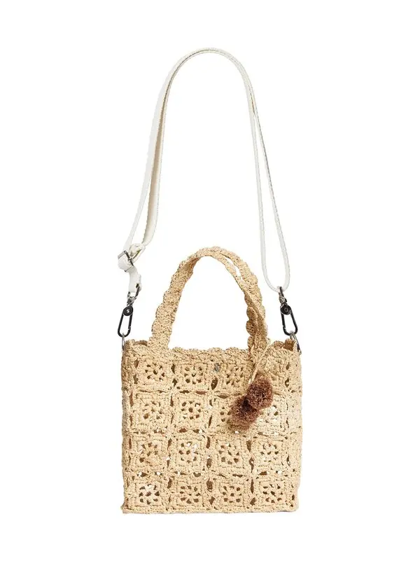 Bonpoint Raffia Top-handle Bag - Neutral