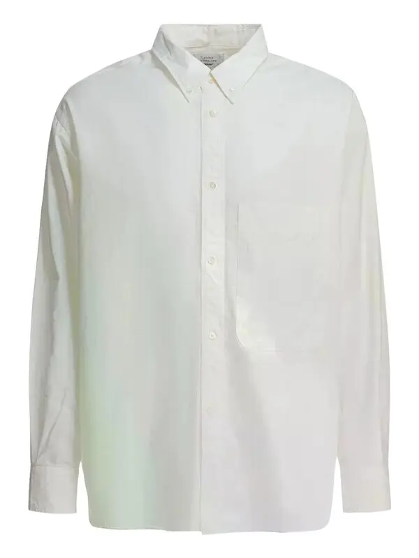 BEAMS Lisa Button-up Chest-pocket Shirt - White
