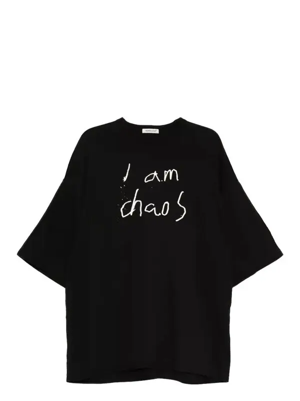 UNDERCOVERISM Chaos Print T-shirt - Black