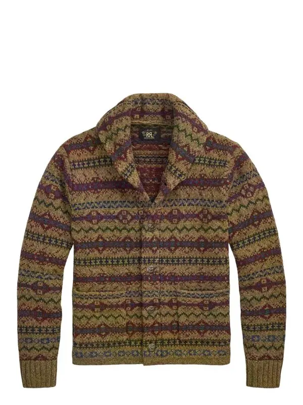 Ralph Lauren Fair-isle Cardigan - Brown
