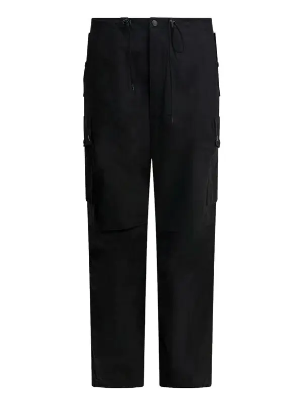 Needles Drawstring-waist Cargo Trousers - Black