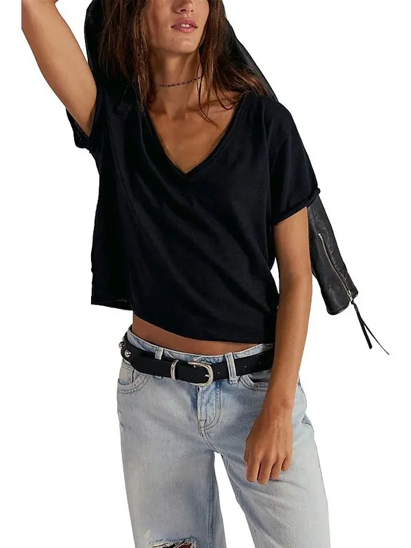 Free People Take 2 Tee - Black