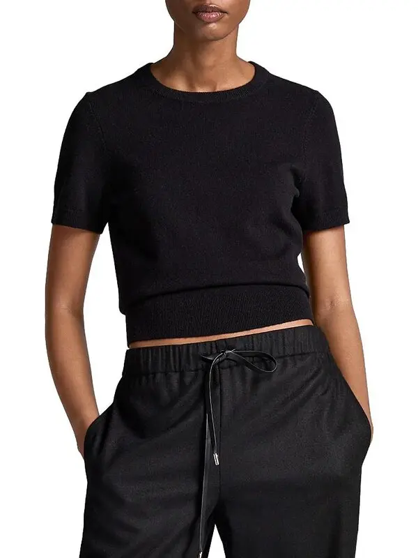 Vince Crewneck Top - Black