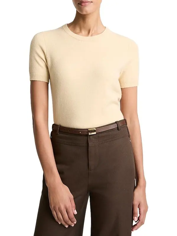 Vince Crewneck Top - Chamomile