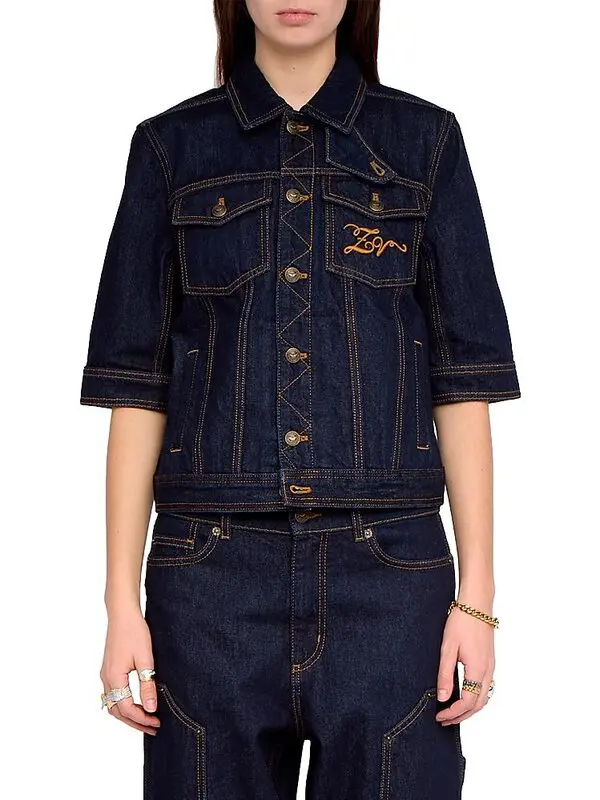 Zadig&Voltaire Kyo Denim Jacket - Brut