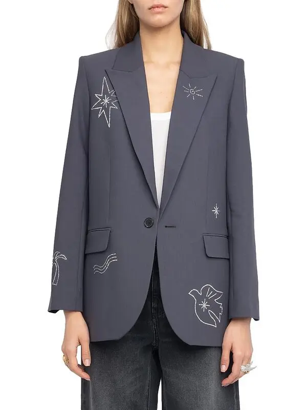 Zadig&Voltaire Vival Blazer - Anthracite
