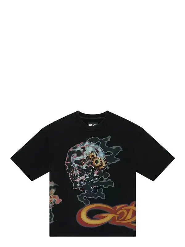 GODSPEED P.y.p Skull Graphic T-shirt - Black