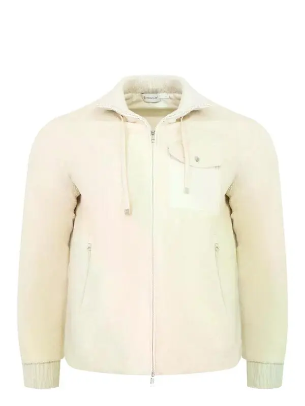 Moncler Zip-up Jacket - Neutrals