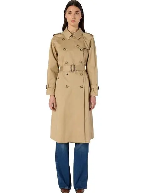 Gerard Darel Serge Belted Trench Coat - Beige