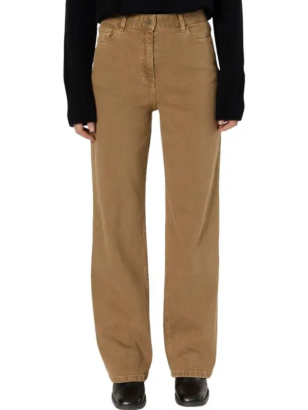 Gerard Darel Clea Straight Leg Jeans - Camel