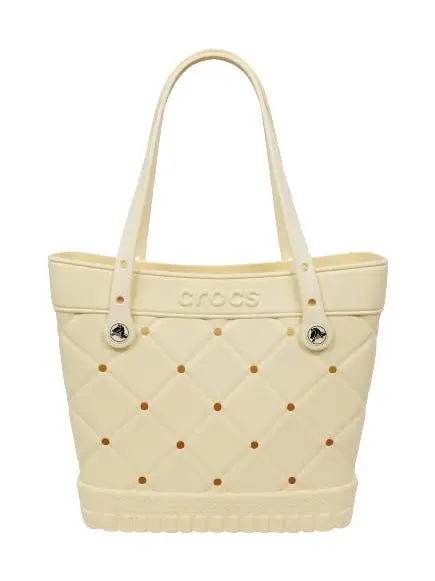 CROCS Medium Quilted Tote - Yellow Light