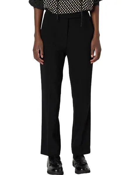 Gerard Darel Cora Straight Suit Pants - Black