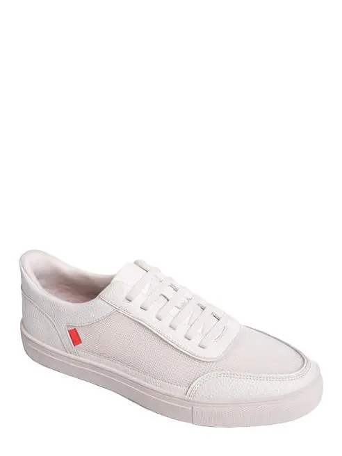 MARC JOSEPH NEW YORK Columbia Street Hands Free Leather Sneakers - White Grainy Leather