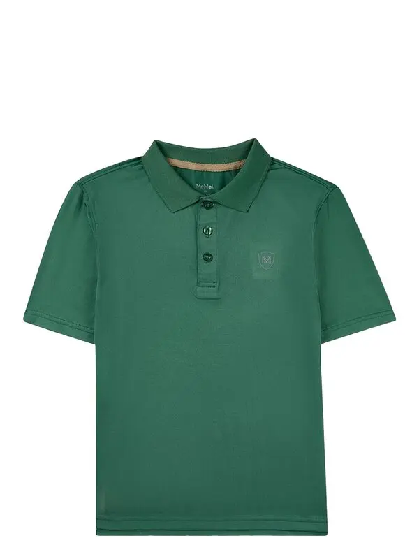 MEMOI Silky Dri-effect Short Sleeve Polo Shirt - Spruce Green