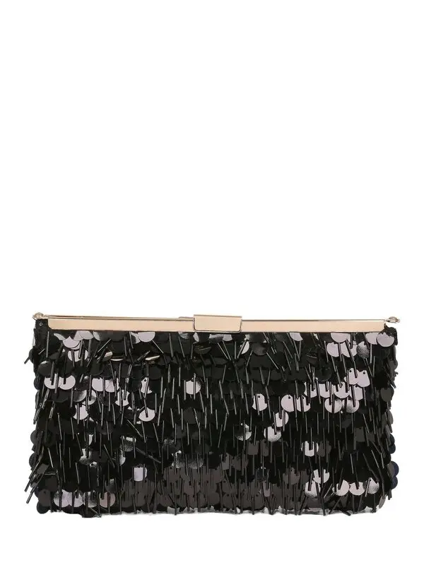 Badgley Mischka Briar Sequin Clutch - Black