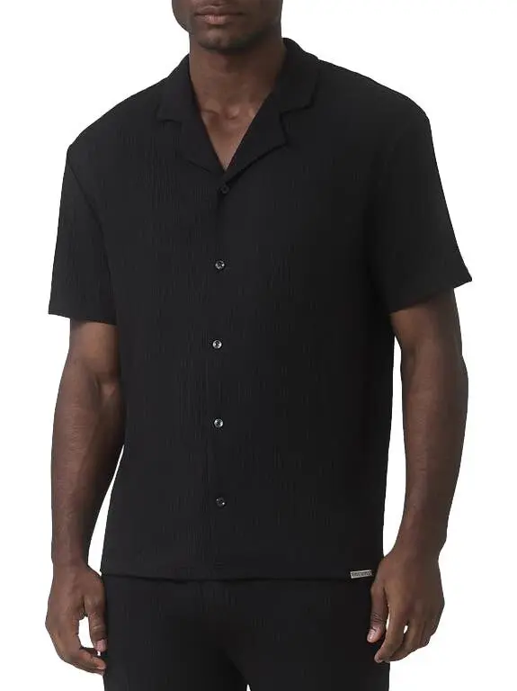 MAUVAIS Eivissa Relaxed Fit Shirt - Black