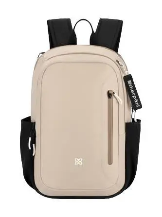 SHERPANI Getaway Rfid Protection Laptop Backpack - Con Leche