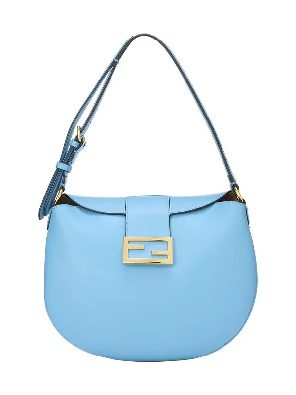 Fendi Leather Croissant - Blue