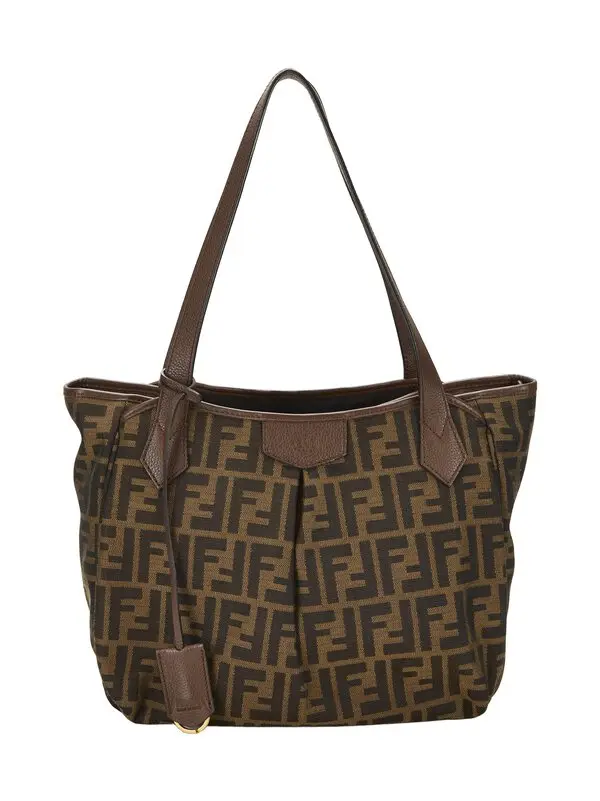 Fendi Zucca Grande Shopping Tote - Brown
