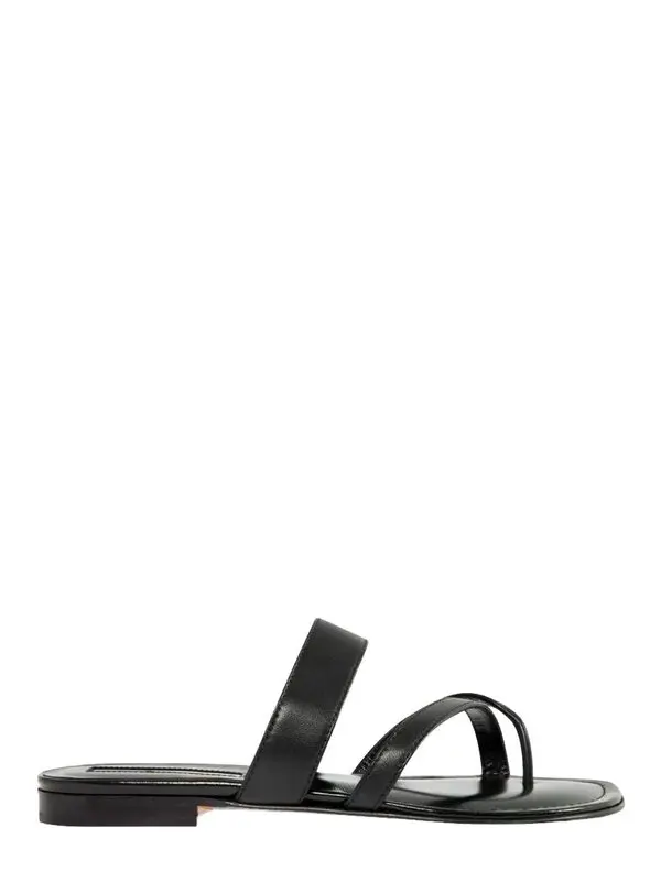 Manolo Blahnik Susa Strappy Sandals - Black