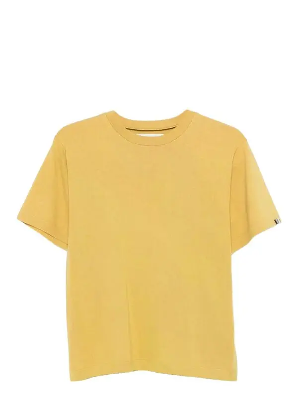EXTREME CASHMERE X Cuba Crew-neck T-shirt - Yellow