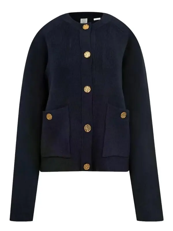 TOTEME Buttoned Cardigan - Blue