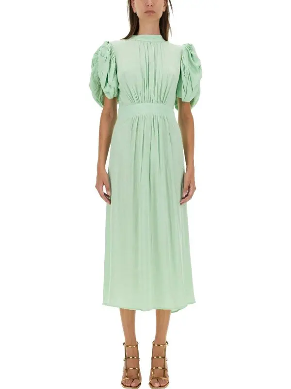 ROTATE BY BIRGER CHRISTENSEN Midi Dress - Green
