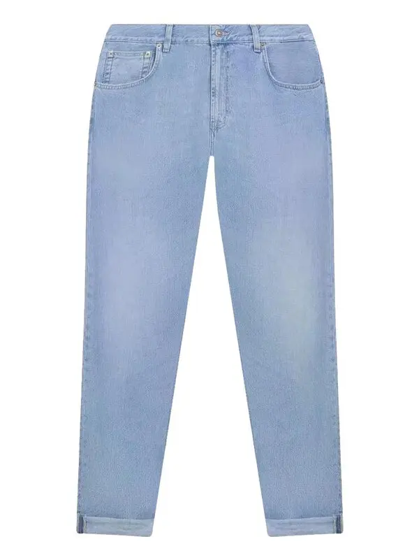 DONDUP Cuffed Hem Jeans - Blue